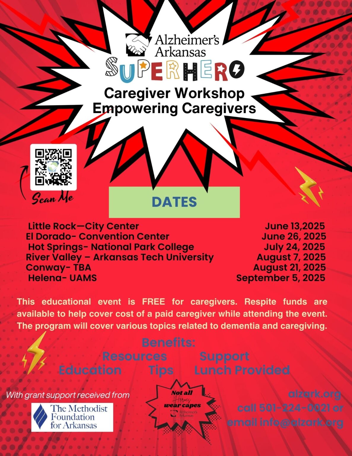 Alz ARK Caregiver Workshops