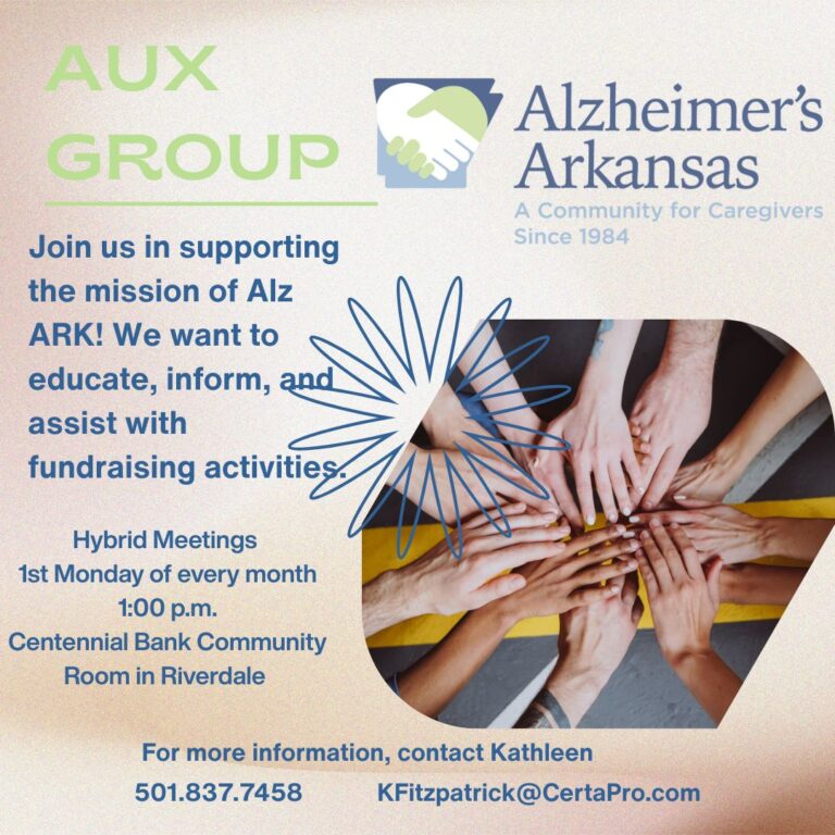 Alzheimer's Arkansas – A Community for Caregivers Since 1984
